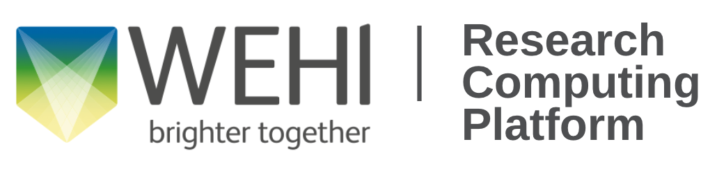 Welcome to the WEHI Research Computing Platform website | WEHI Research ... Welcome to the WEHI Research Computing Platform website | WEHI Research ...
